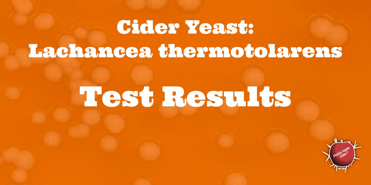Non-Saccharomyces Yeast: Lachancea thermotolarens Results ...